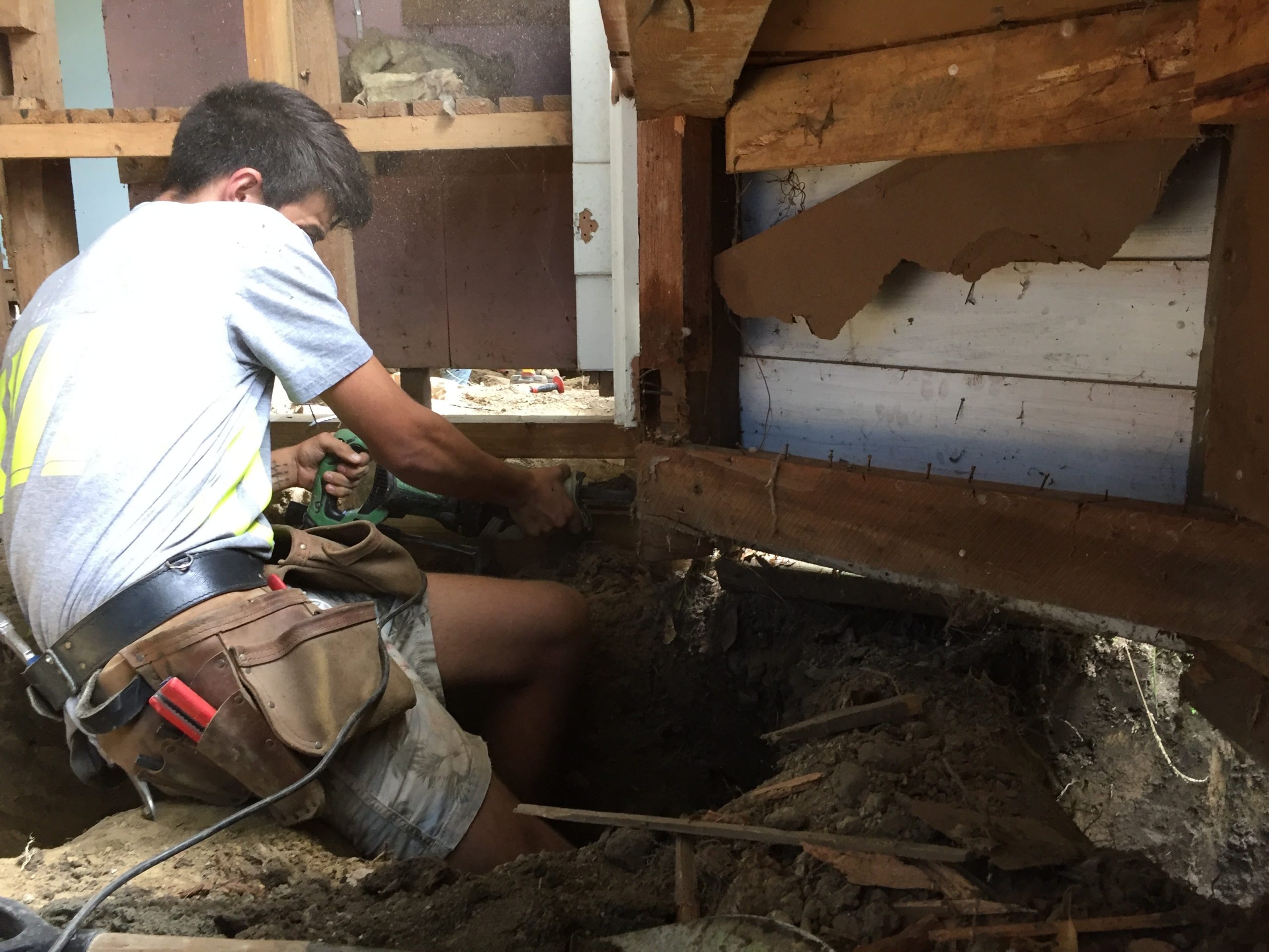 House Repiling Service | Christchurch | Heritage Relevellers